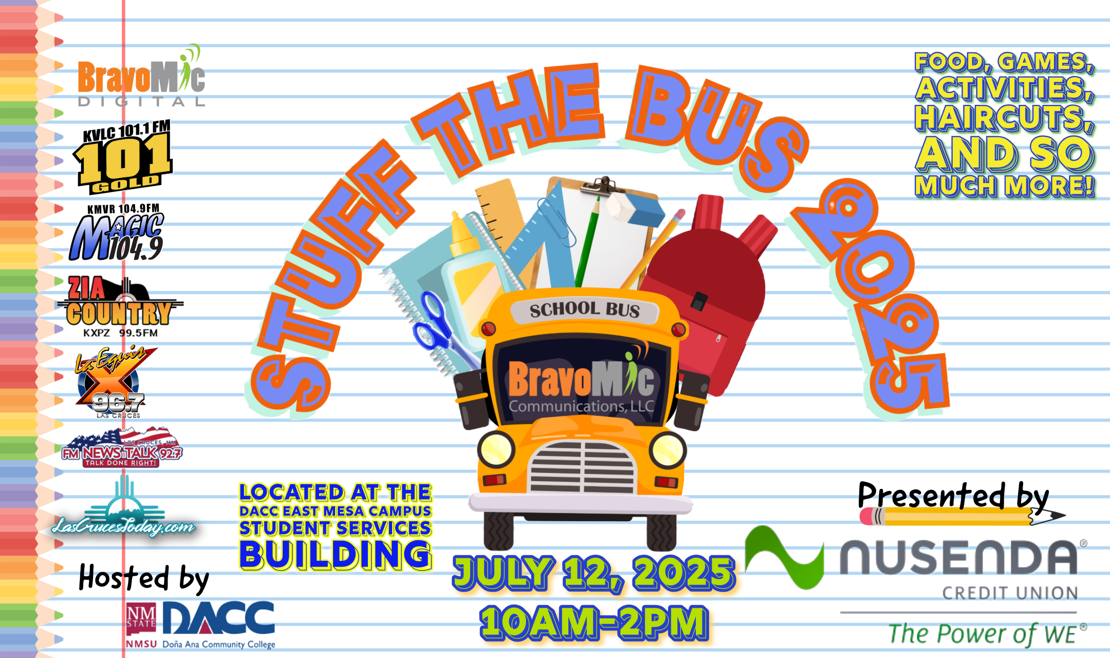 Thank You For Stuff The Bus 2025!!! | Classic Hits 101 Gold | Las ...